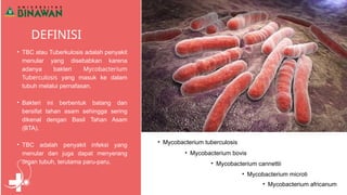 Patofisiologi dan manifestasi tuberculosis | PPTX