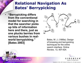 Relational Navigation: A Taxonomy-Based Approach to Information Access ...
