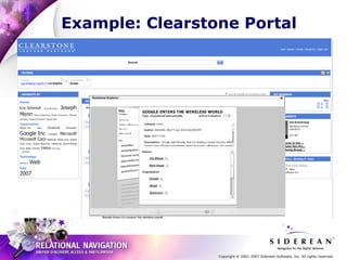Relational Navigation: A Taxonomy-Based Approach to Information Access ...