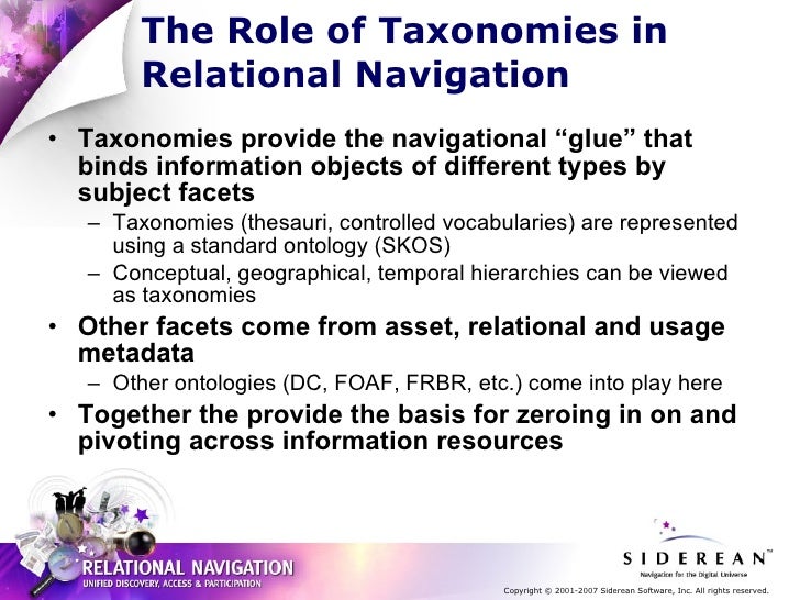 Relational Navigation: A Taxonomy-Based Approach to Information Acces…