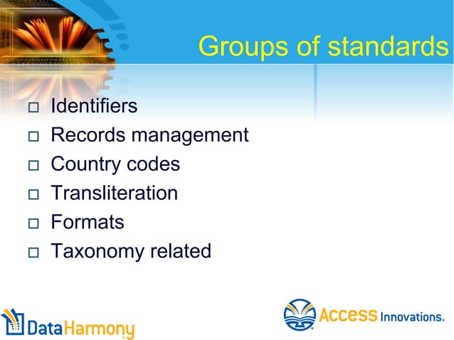 Taxonomy Interoperability Standards | PPT