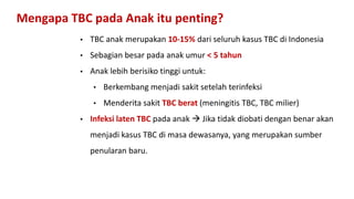 diagnosis dan tata laksana penyakit TBC pada anak | PPTX