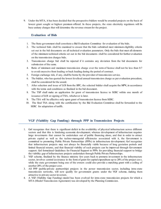 Tariff Based Competitive Bidding (TBCB) for Intra-State Transmission ...