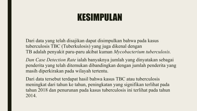 TBC (Tuberculosis) | PPTX