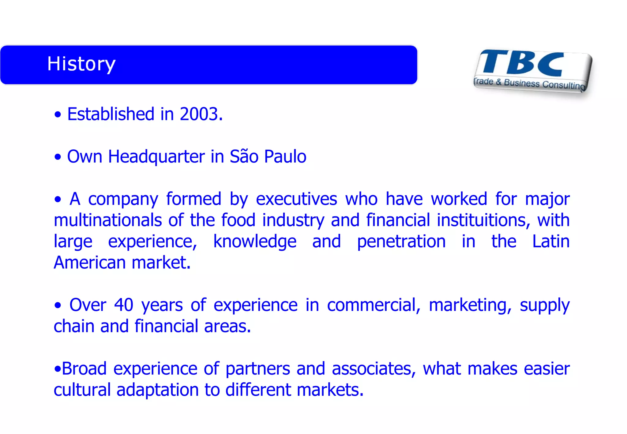 TBC Introduction - English | PPT