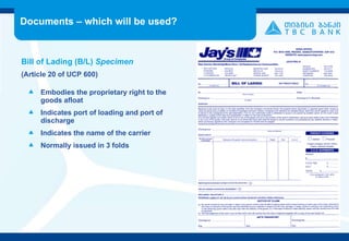 TBC Letter Of Credit | PPT