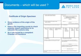 TBC Letter Of Credit | PPT | Credit Cards | Personal Debt