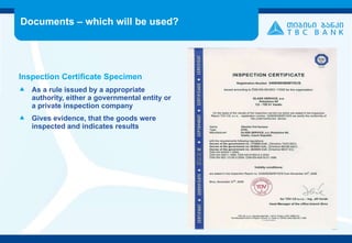 TBC Letter Of Credit | PPT