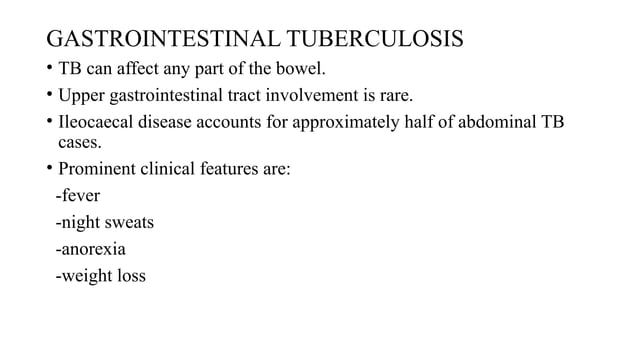 Tuberculosis (Oral pathology and Oral medicine) | PPT