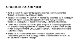 TB control programs in nepal | PPTX