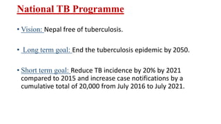 TB control programs in nepal | PPTX