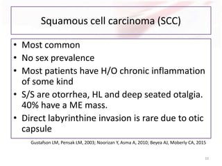 Temporal Bone Carcinoma | PPTX