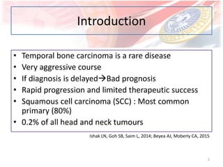 Temporal Bone Carcinoma | PPTX