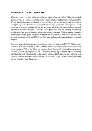 Thermal Barrier Coatings(TBCs) | PDF