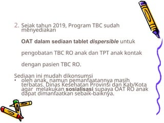 TBC Tuberkulosis dr. Rona 2023.ppt untuk kader kesehatan dan pasien | PPT