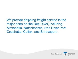 Terral River Service | River Operations | PPTX