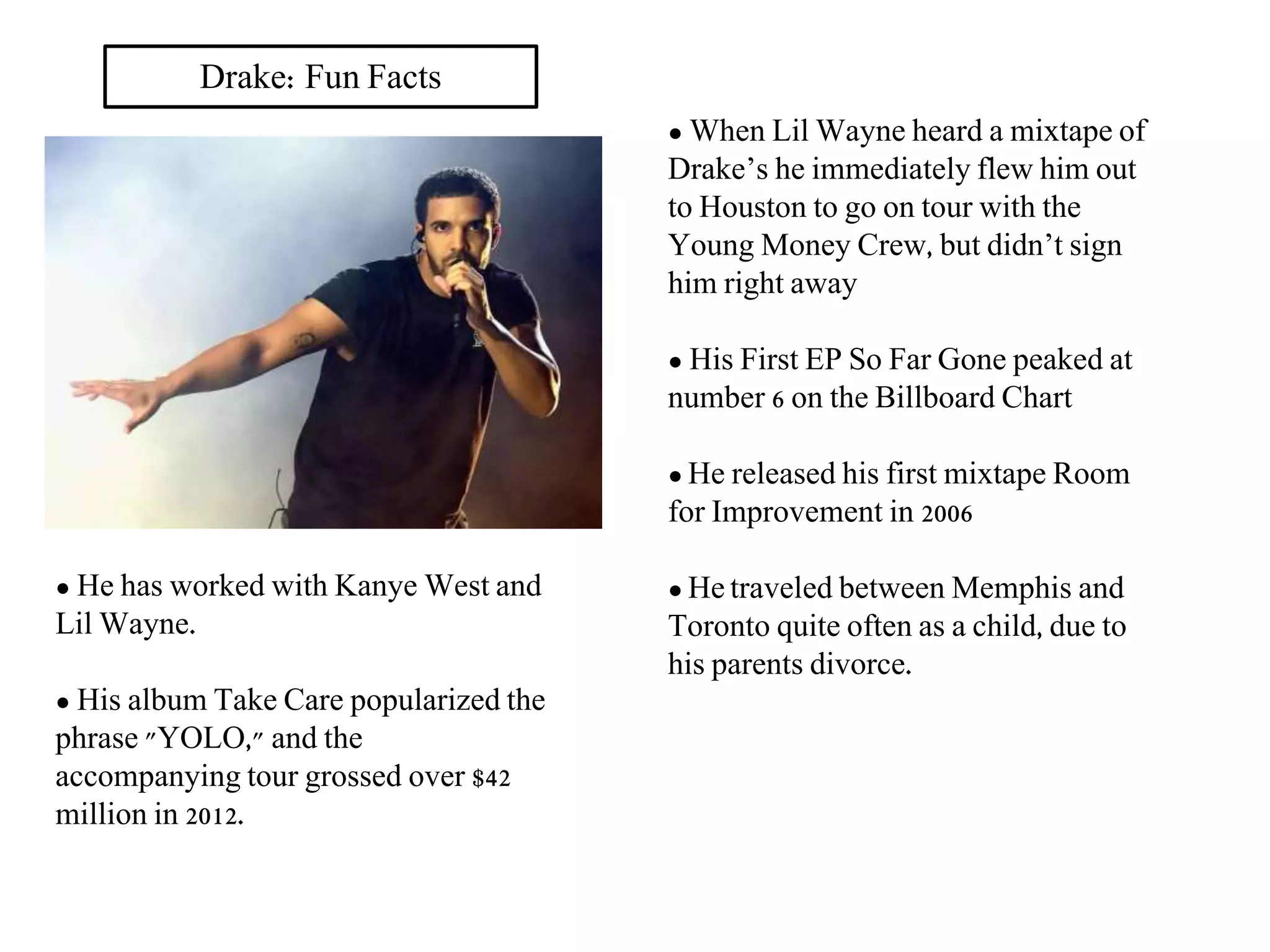 Famous Personality - Drake | PPT