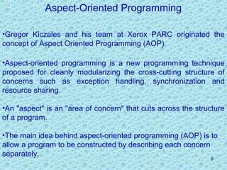 DYNAMIC SLICING OF ASPECT-ORIENTED PROGRAMS | PPT