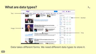Data types | PDF