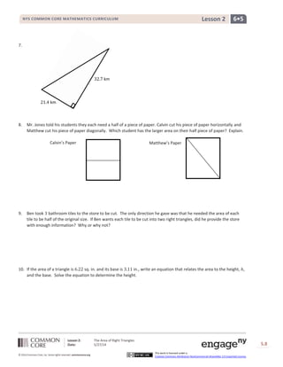 G6 m5-a-lesson 2-s | DOCX | Educational Assessment | Education