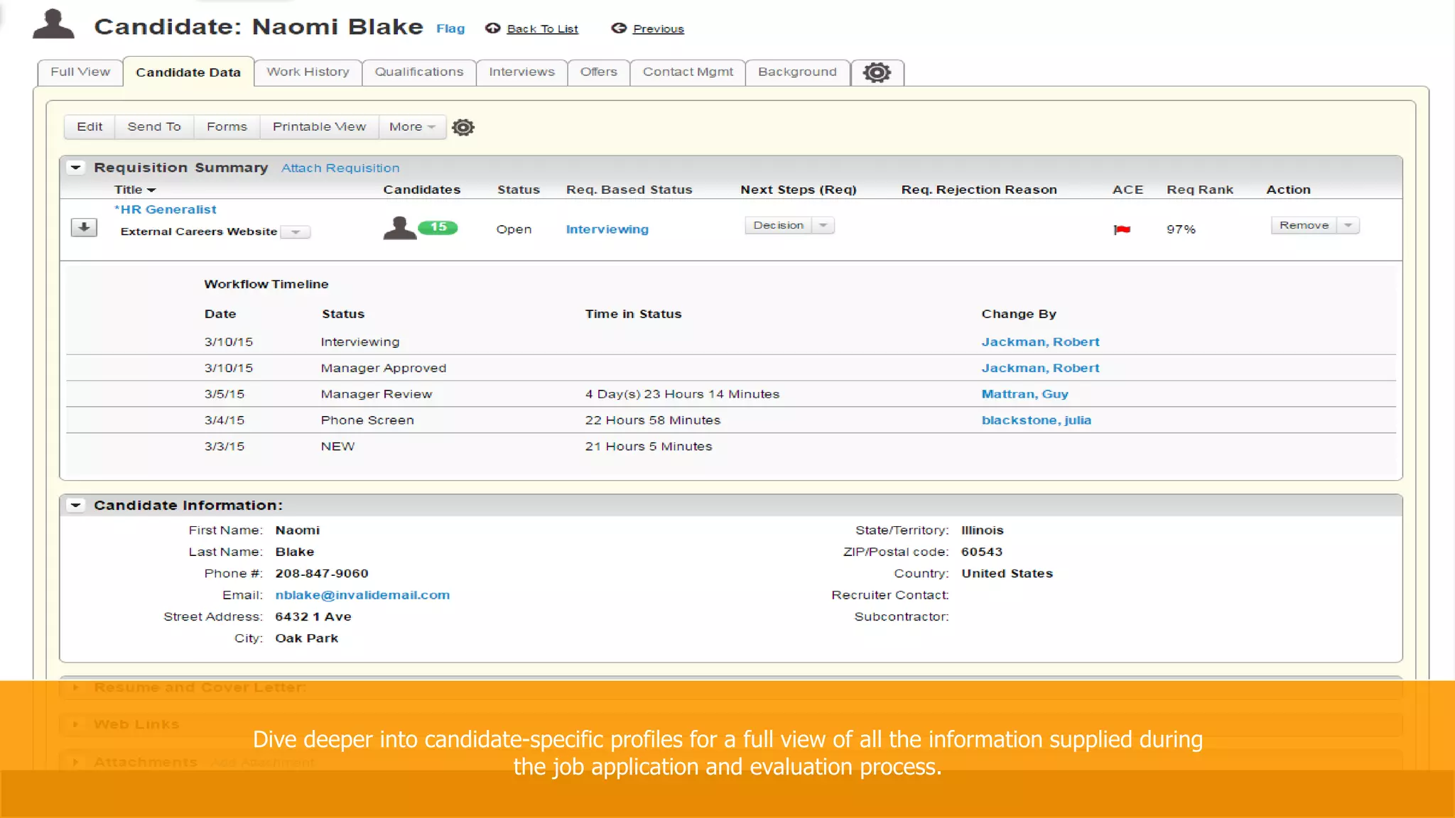 Oracle Talent Acquisition Cloud quick tour demo | PPTX