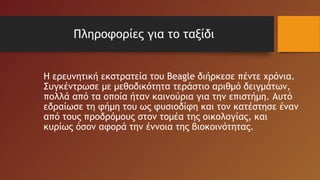 Tο ταξίδι του Δαρβίνου με το Beagle | PPT