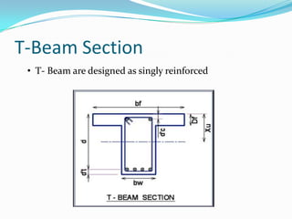 T-Beam Design by WSD Method | PPTX