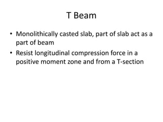T beam wsd method singly and doubly reinforcement | PPTX
