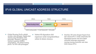 Subnetting ipv4 dan ipv6 | PPTX