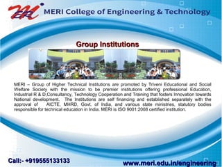 Meri college of engineering & technology | PPT | Civil Engineering ...