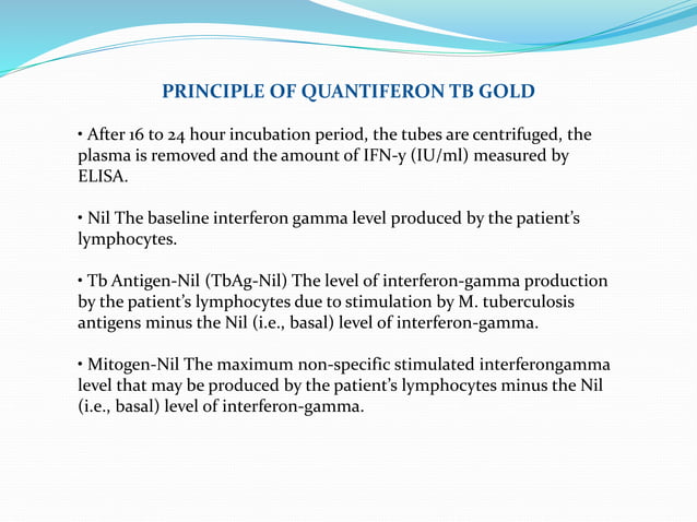 QUANTIFERON TB GOLD | PPTX