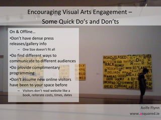 Visual Arts Audiences | PPT