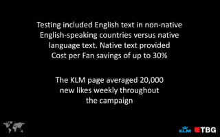 KLM - Embracing scale with one million ad variants | PPTX