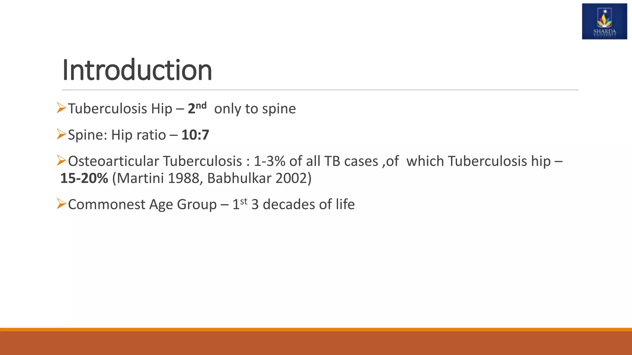 Tuberculosis of HIP Joint | PPTX
