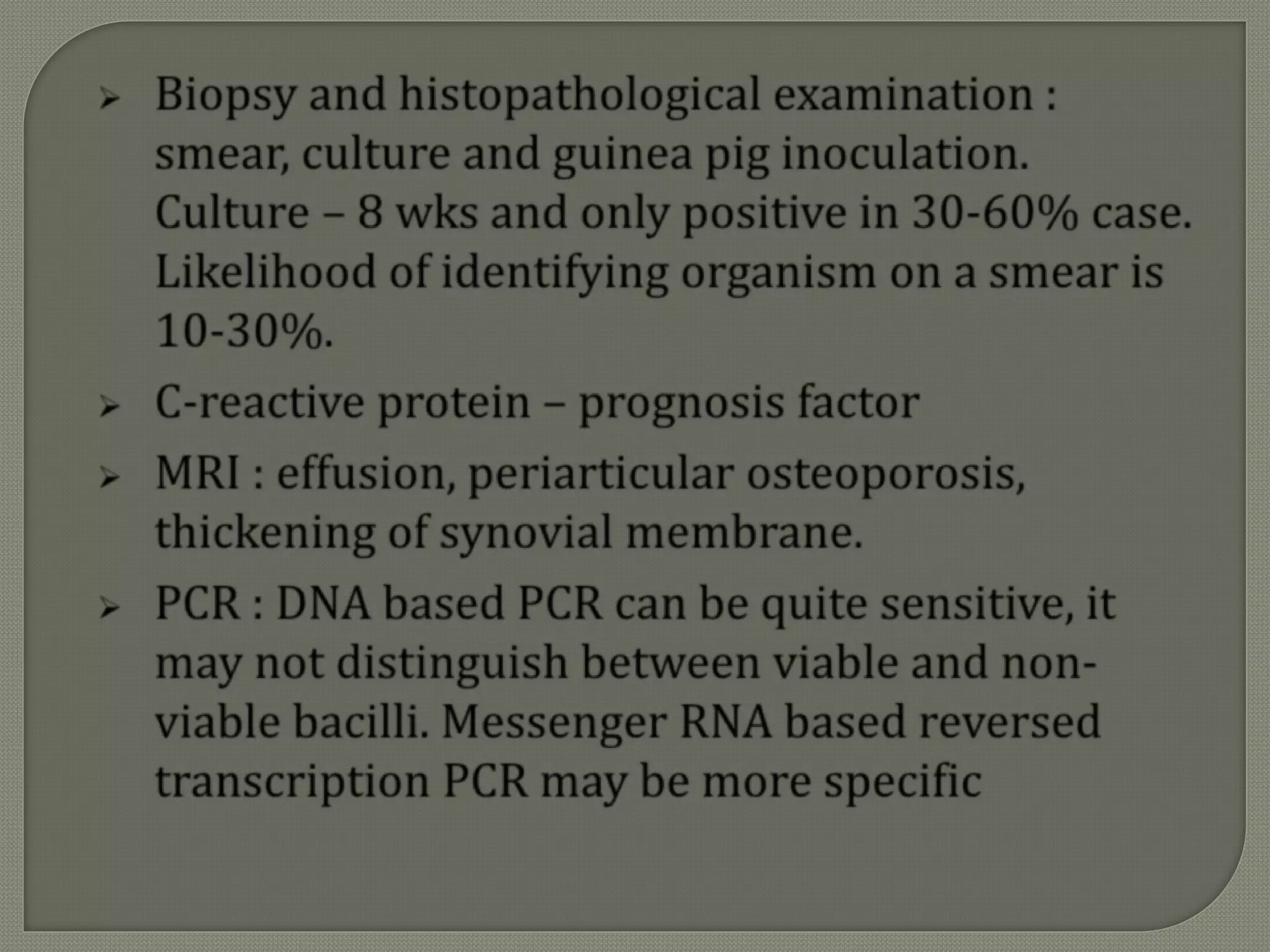 Tb hip knee shoulder dactylitis | PPTX