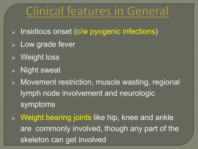 Tb hip knee shoulder dactylitis | PPTX
