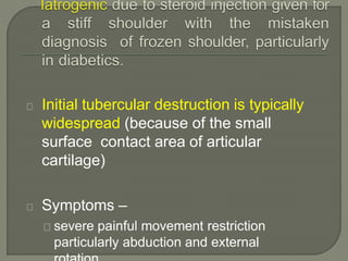 Tb hip knee shoulder dactylitis | PPTX