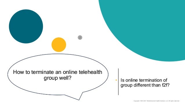 TBHI Telehealth Group Therapy Part II 3.20.21