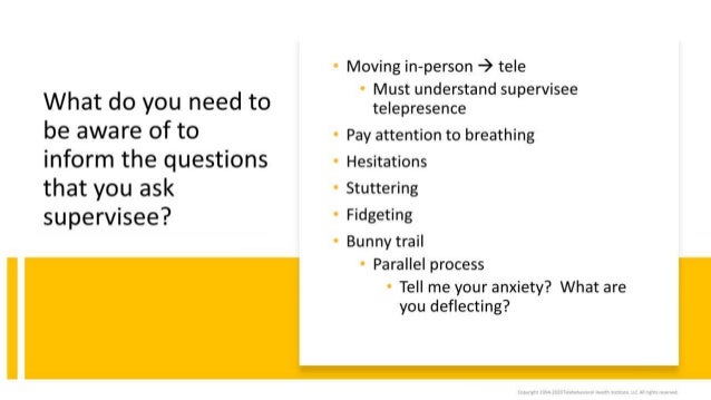 TBHI Telesupervision Slides | PPT