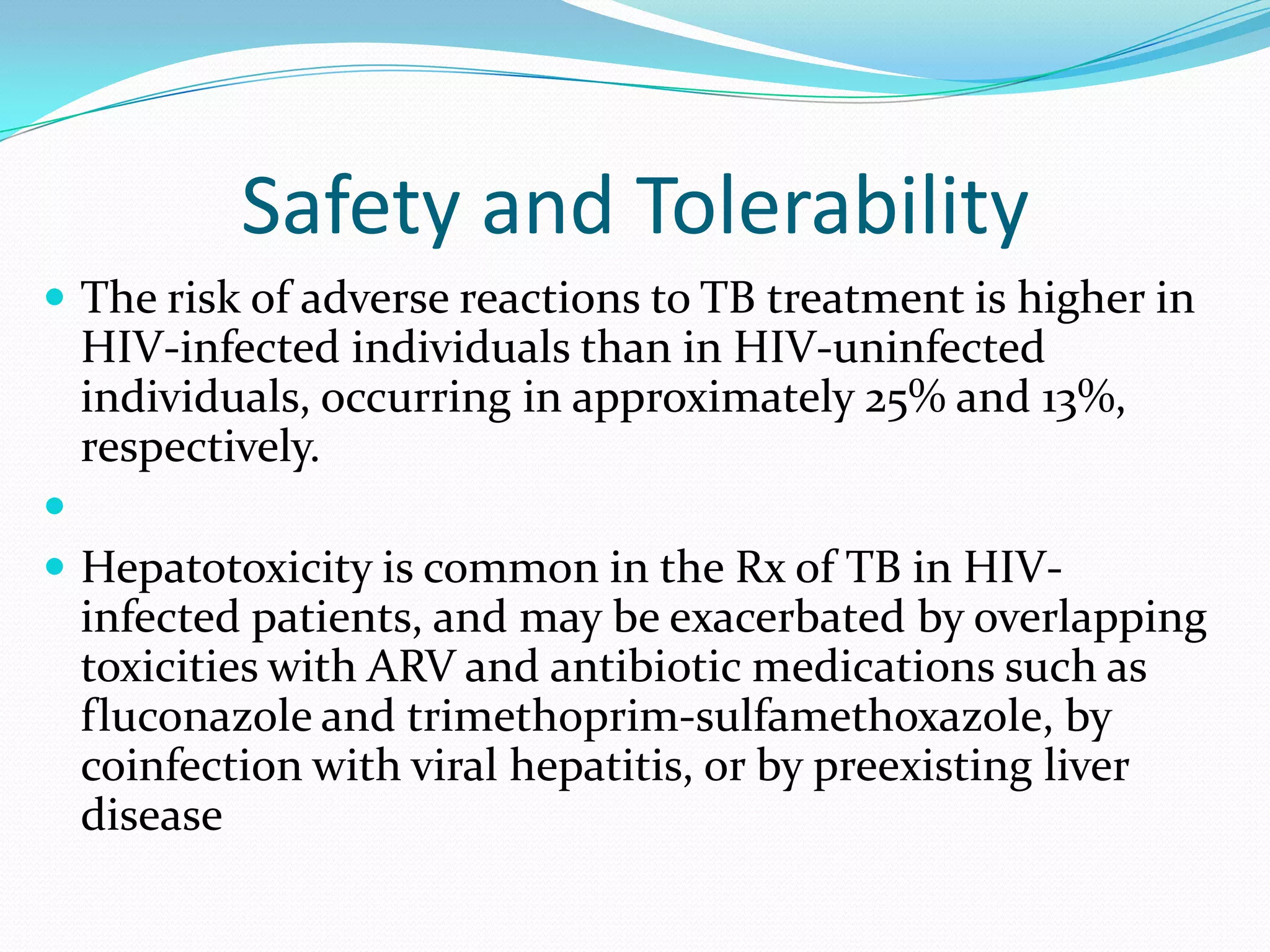 PRESENTATION ON TUBERCULOSIS (TB) AND HUMAN IMMUNODEFICIENCY VIRUS (HIV ...