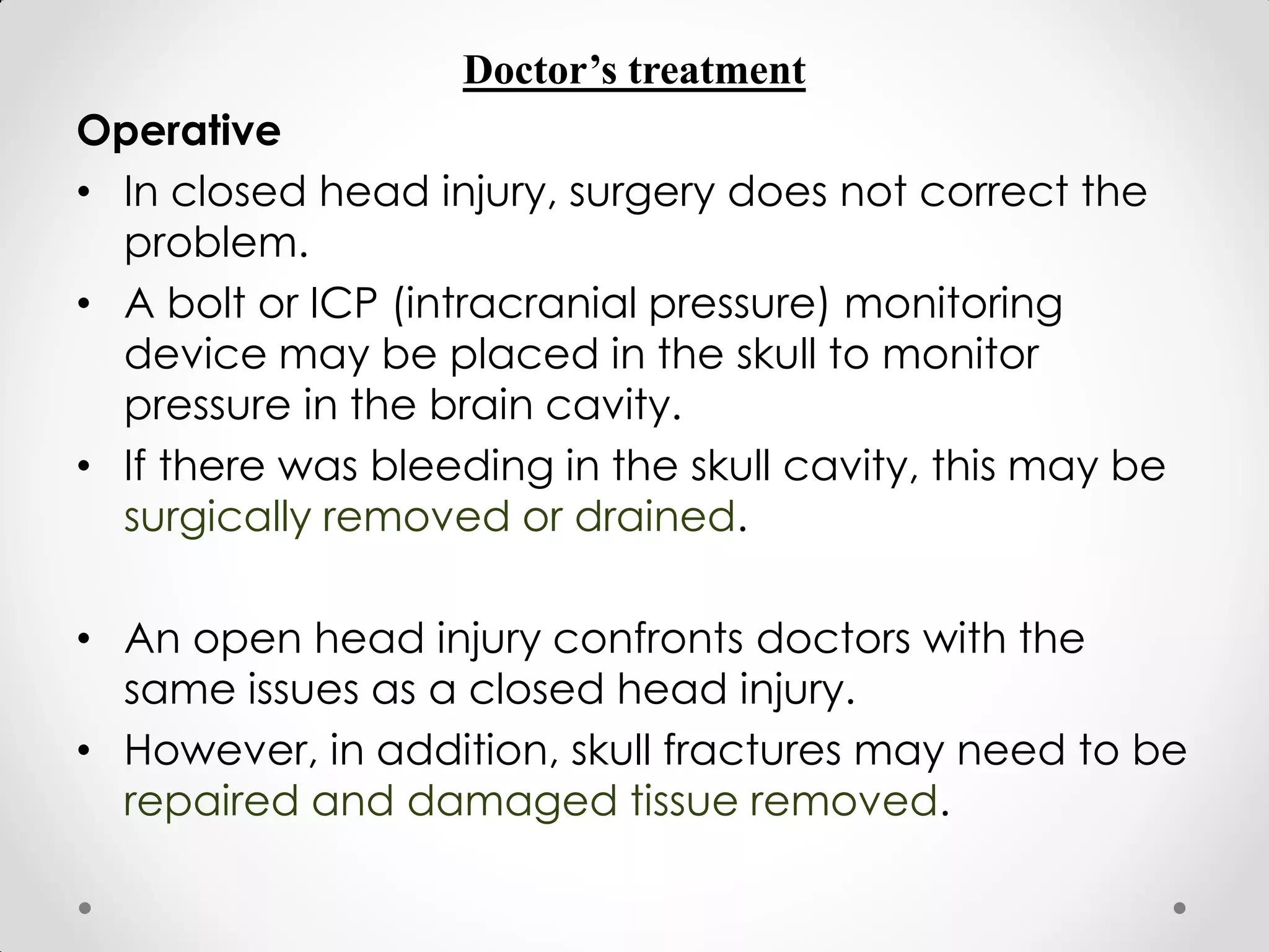 Traumatic brain injury | PDF | Death, Injury, or Military Conflict ...