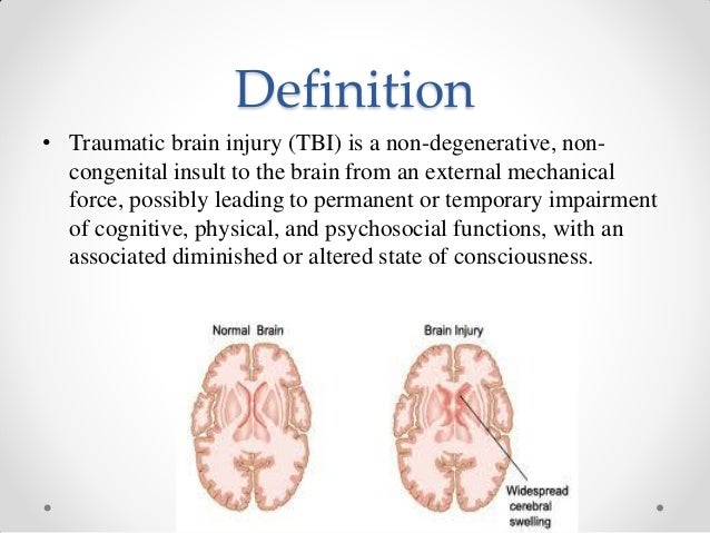 Traumatic brain injury