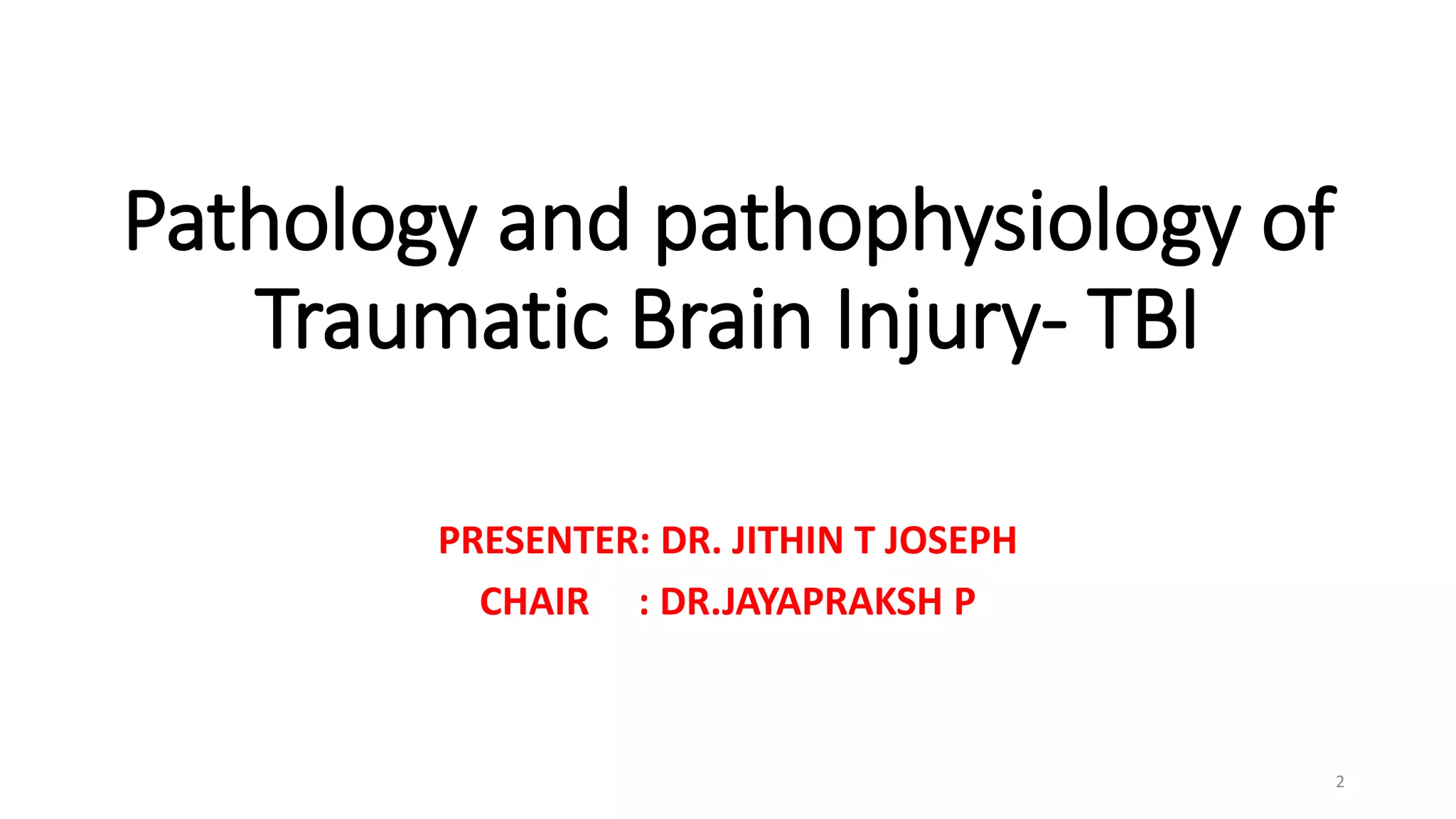 traumatic brain injury | PPTX