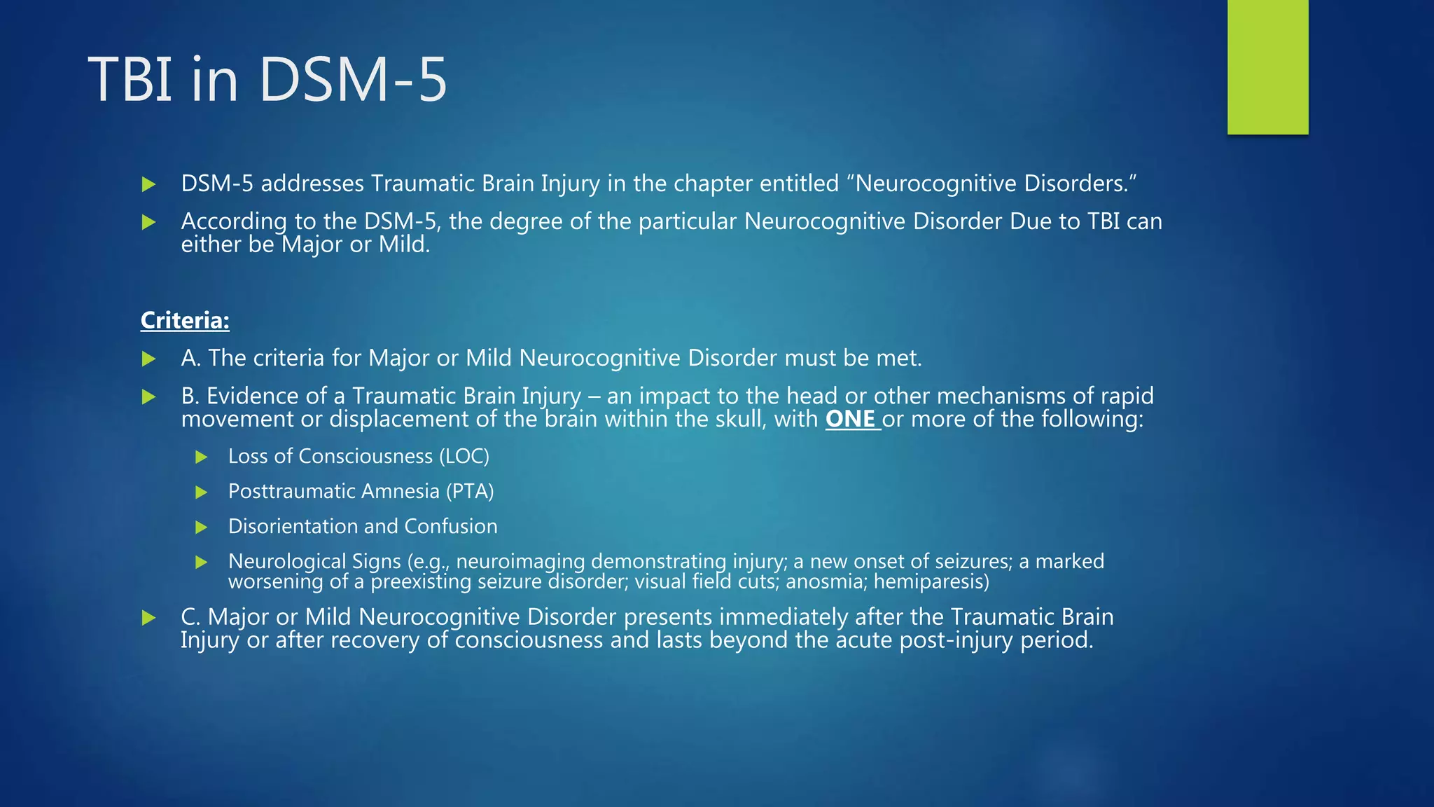 Traumatic Brain Injury | PPTX