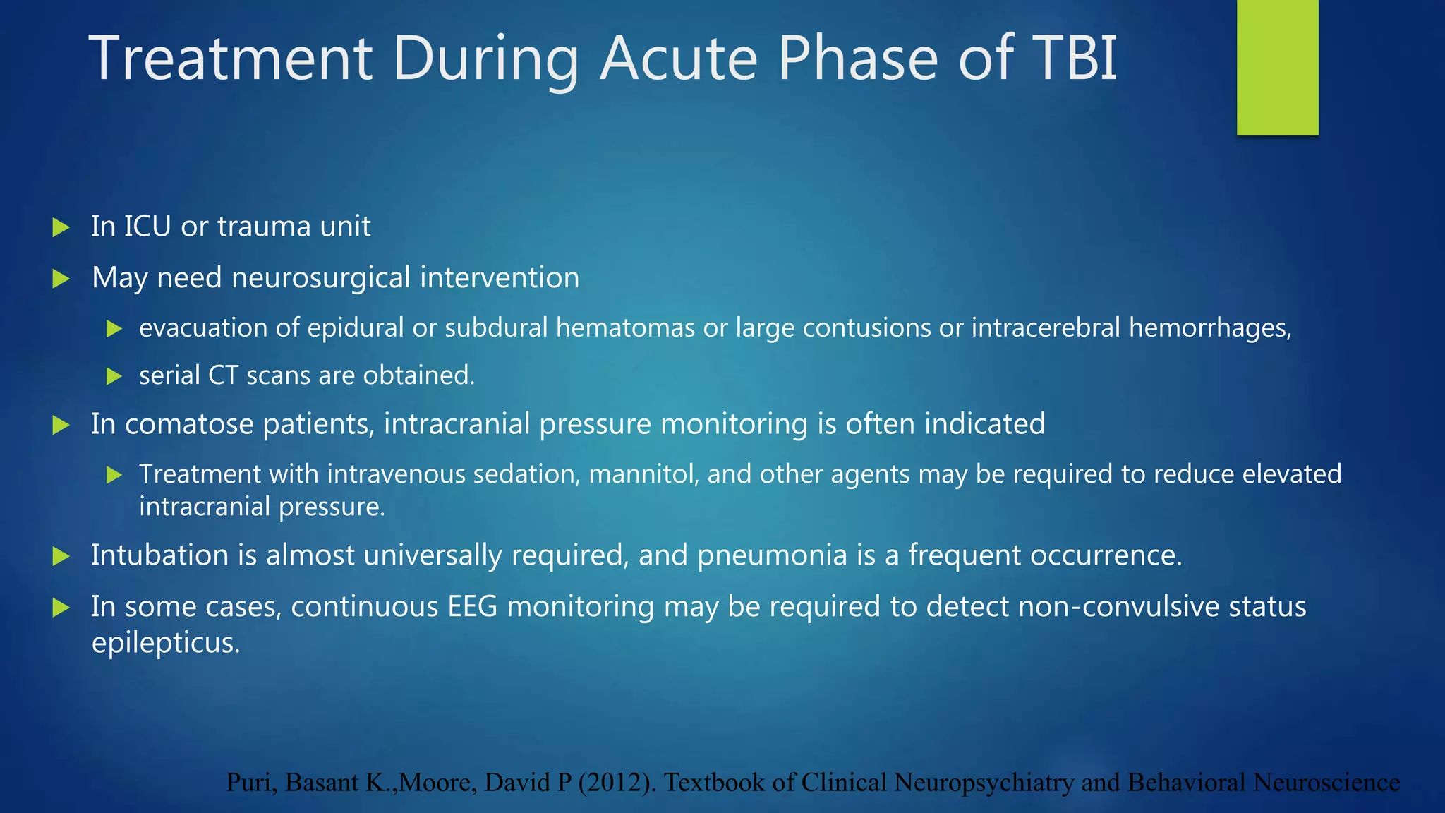 Traumatic Brain Injury | PPTX