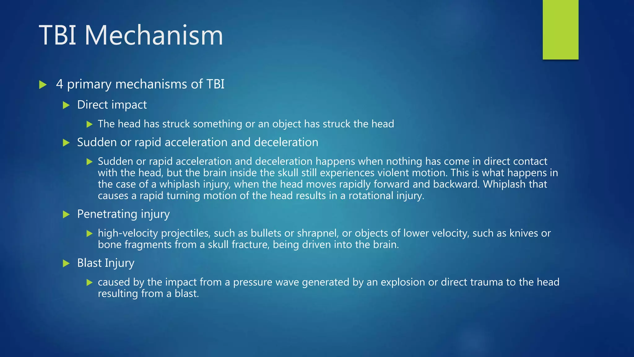 Traumatic Brain Injury | PPTX