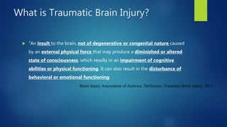 Traumatic Brain Injury | PPTX