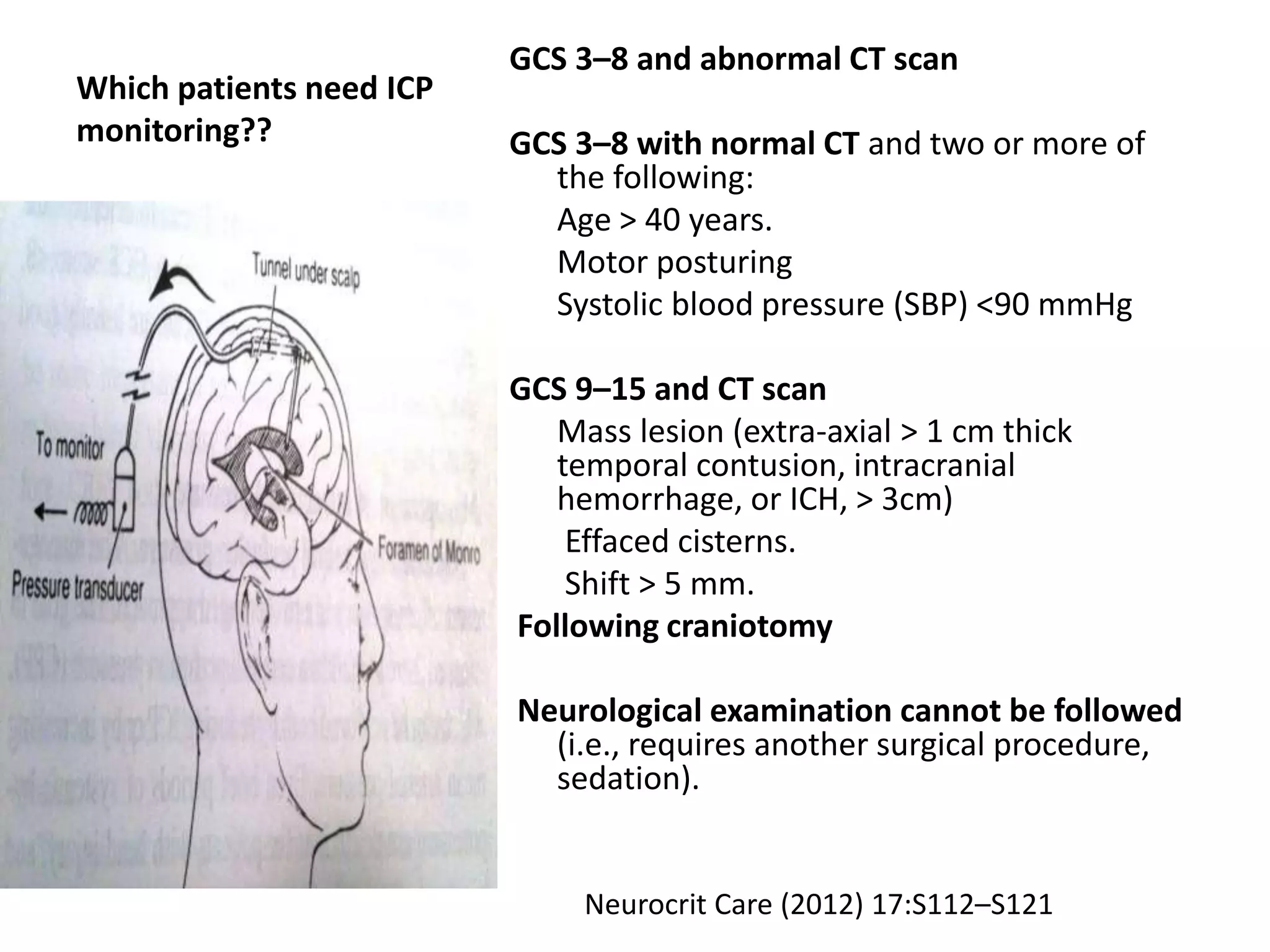 Traumatic brain injury-- anaesthetic implication | PPTX