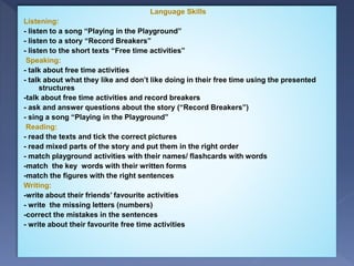 Tbi free time 2 | PPTX