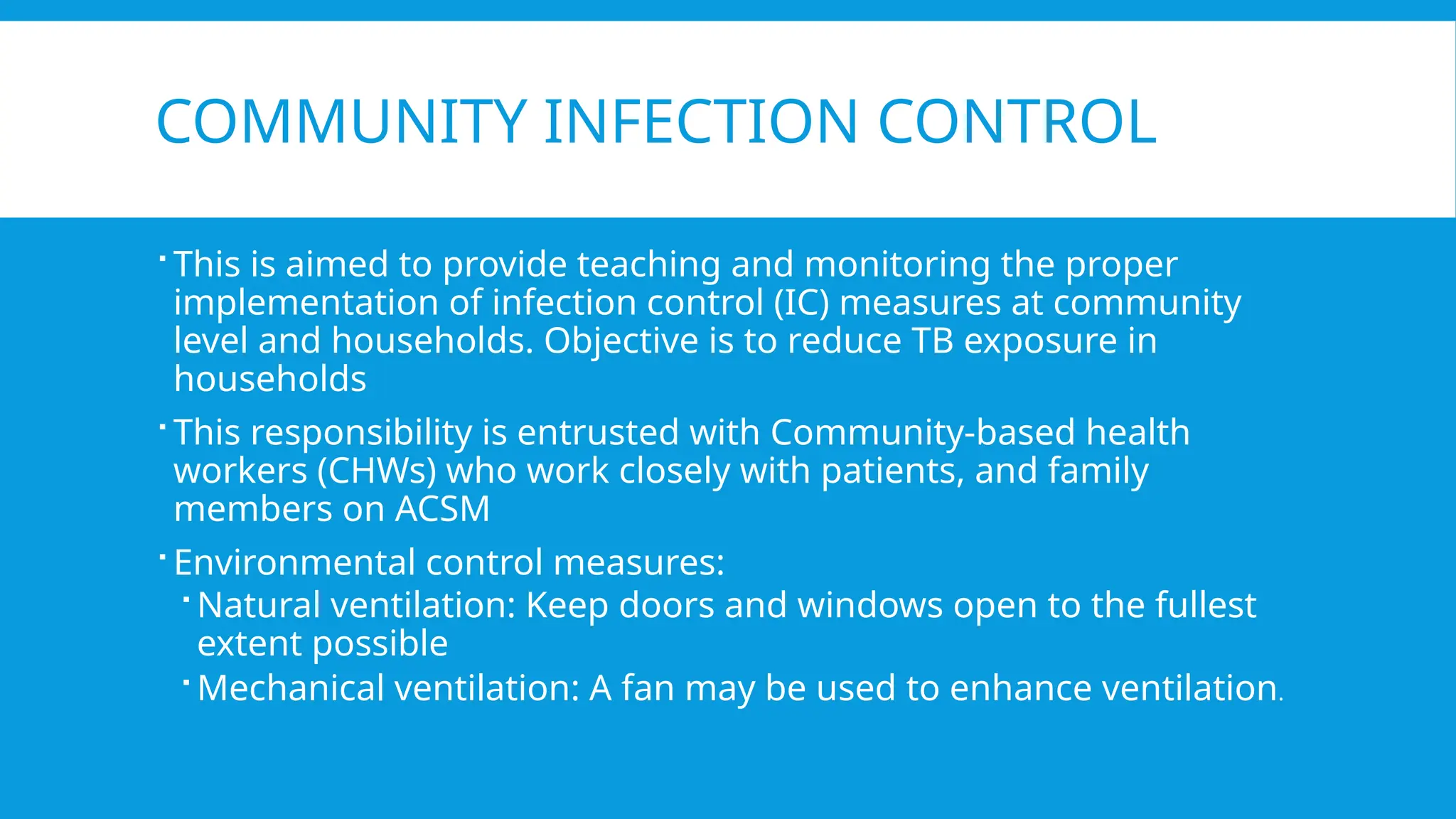 Tuberculosis in IC, case identification & control measures | PPTX